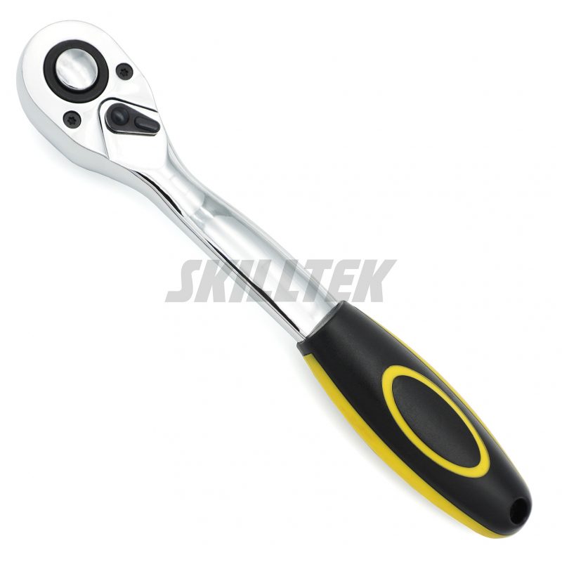 1/2" Curved Handle Oval Ratchet Manufacturer from Taiwan - SKILLTEK