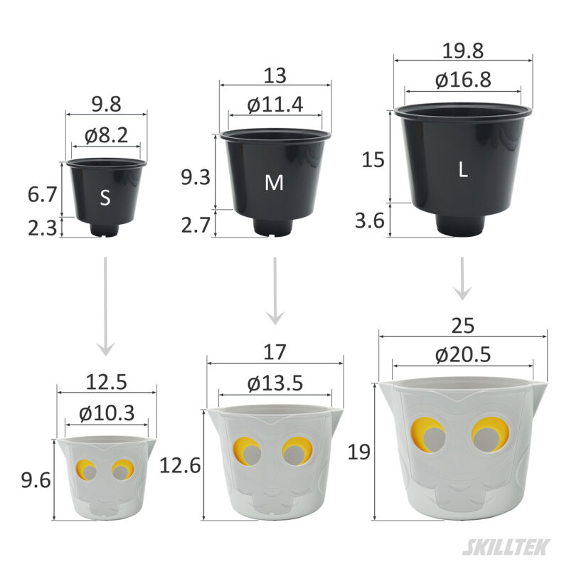 Owl Visual Gauge Self Watering Planter Manufacturer from Taiwan - SKILLTEK